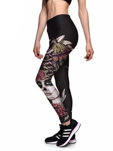 2022 High Waist Spider Web Element Printed Active Yoga Legging As The ...