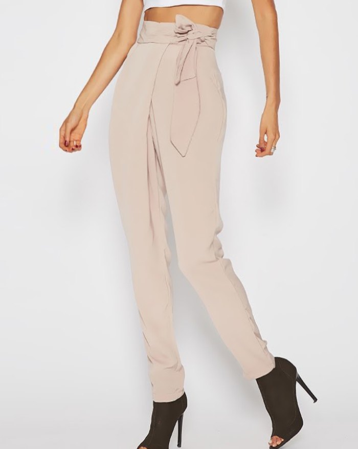 Emmiol Free shipping 2026 Hip-lift Girdle Split Skinny Pant Cream M in ...
