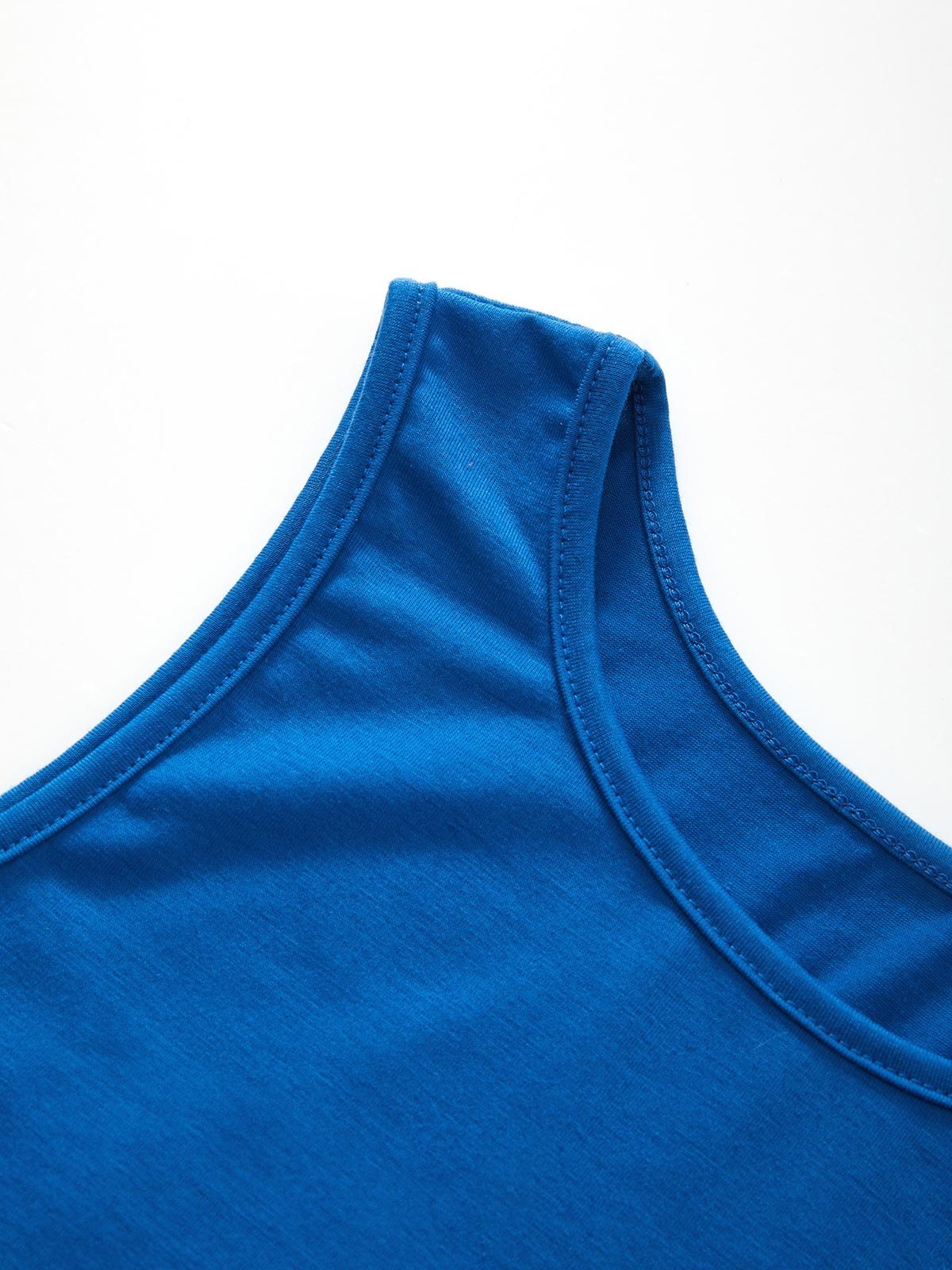 Emmiol Free shipping 2025 Abstract Face Print Crop Tank Top Blue S in ...