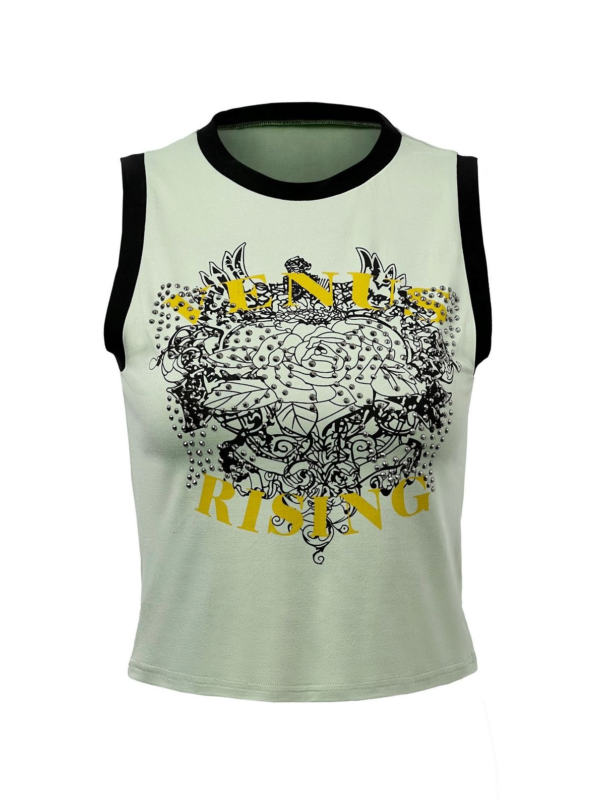 Emmiol Free shipping 2025 Contrast No Angel Tank Top Blue S in Tank ...