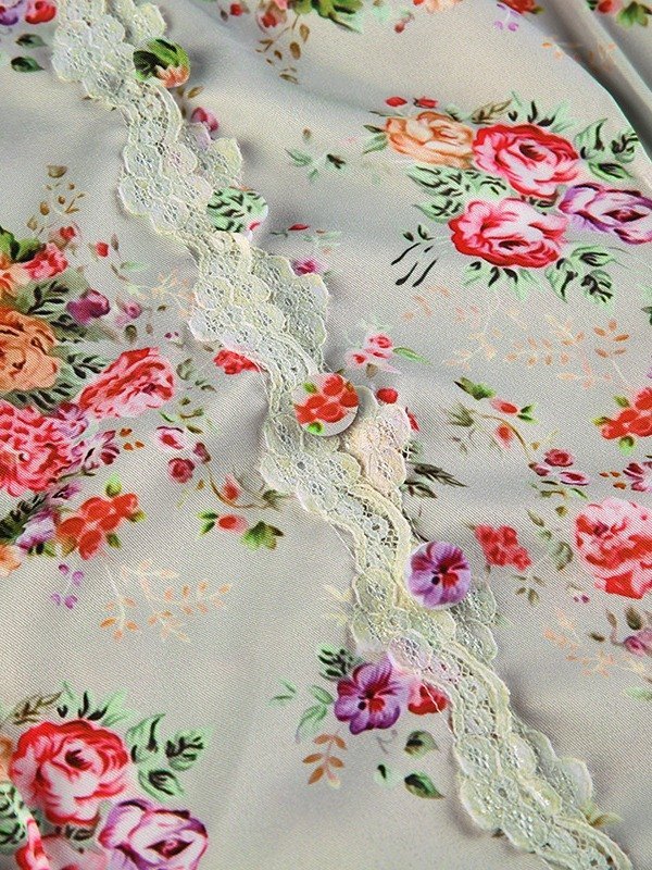 Emmiol Free shipping 2026 Lace Trim Button Up Floral Cami Top Apricot S ...