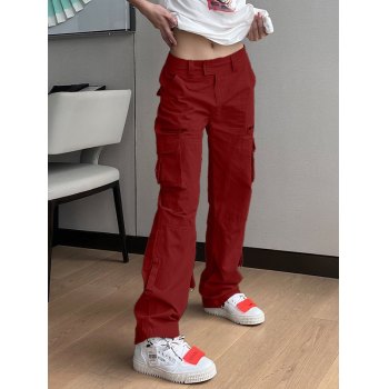 Emmiol Free shipping 2025 Low Waist Baggy Parachute Cargo Pants ...