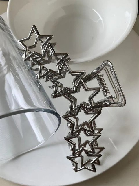 2022 Irregular Chunky Star Hair Clip Blue ONE SIZE In Hair Accessories ...