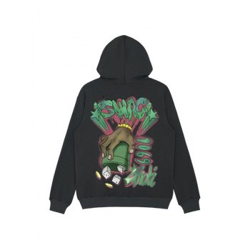 Emmiol Free shipping 2025 Men's Roll Dice Fleece Lined Pullover Hoodie ...