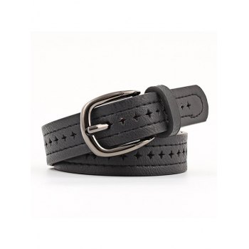 Emmiol Free shipping 2025 Astral Star Eyelet Buckle Belt Black ONE SIZE ...