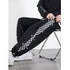 Emmiol Free shipping 2024 Men's Buttoned Patchwork Checkered Jogger ...
