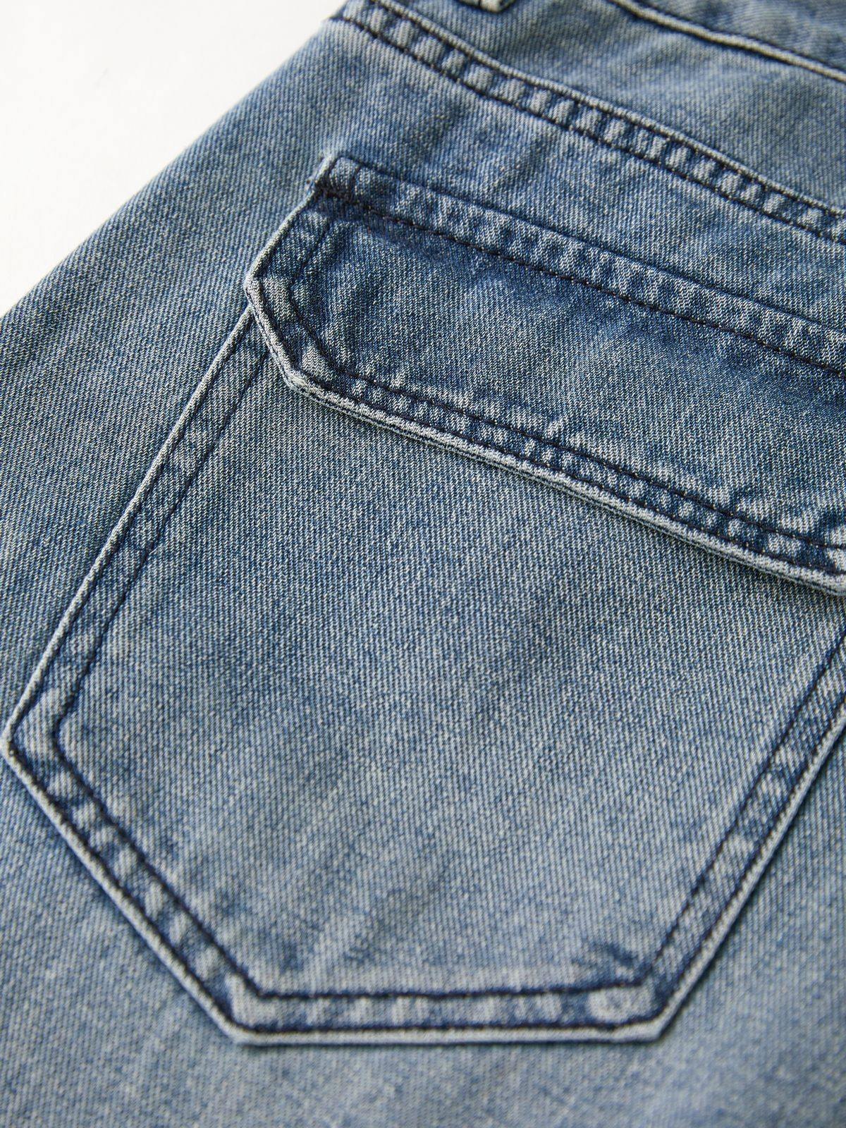 Emmiol Free shipping 2023 Vintage Wash Distressed Star Patch Boyfriend ...