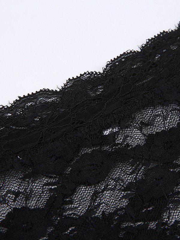 2023 Black Floral Sheer Lace Tank Top Black S In Tank Tops & Camis ...