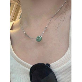 Emmiol Free shipping 2025 Vintage Coin Pendant Necklace Green ONE SIZE ...