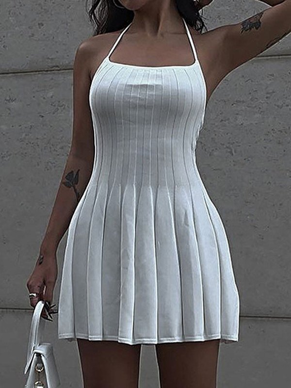 Emmiol Free shipping 2025 Fashion Halter Neck Strap Suspender Slim ...