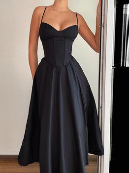 Emmiol Free shipping 2025 V-Neck Waist Bust Division Slimming Maxi ...