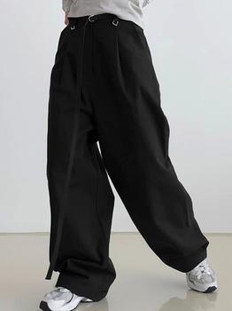 Emmiol Free shipping 2025 Solid High Rise Ribbon Decor Tailored Pants ...