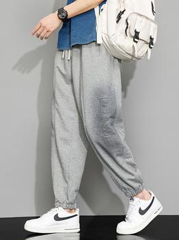 Emmiol Free shipping 2026 Men's Loose Lettering Cropped Pants ...