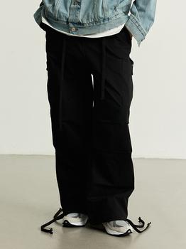 Emmiol Free shipping 2025 Men's Retro Side Pocket Loose Casual Cargo ...