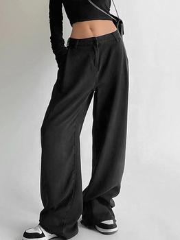 Emmiol Free shipping 2025 EMMIOL Black High Rise Baggy 26°C/78°F Air ...